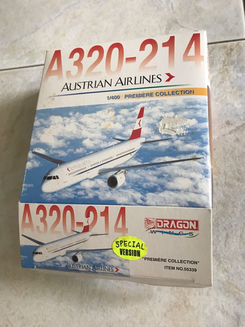 Diecast aircraft model Austrian airlines a320, Hobbies & Toys ...