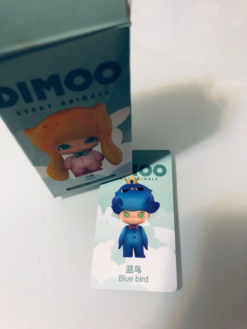 DIMOO WORLD ANIMALS - BLUE BIRD, Hobbies & Toys, Toys & Games on Carousell