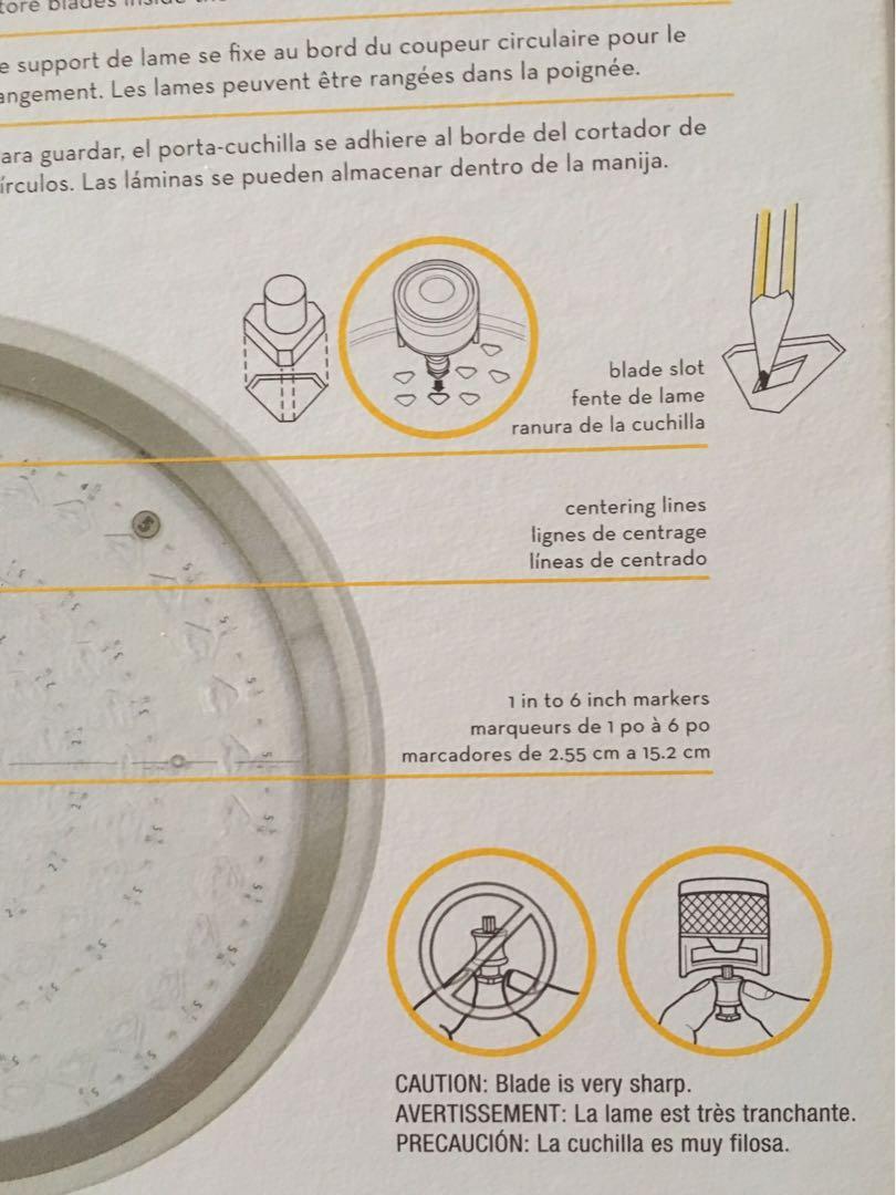 Ek Tools Circle Scissor Pro Circle Cutter, Furniture & Home Living ...