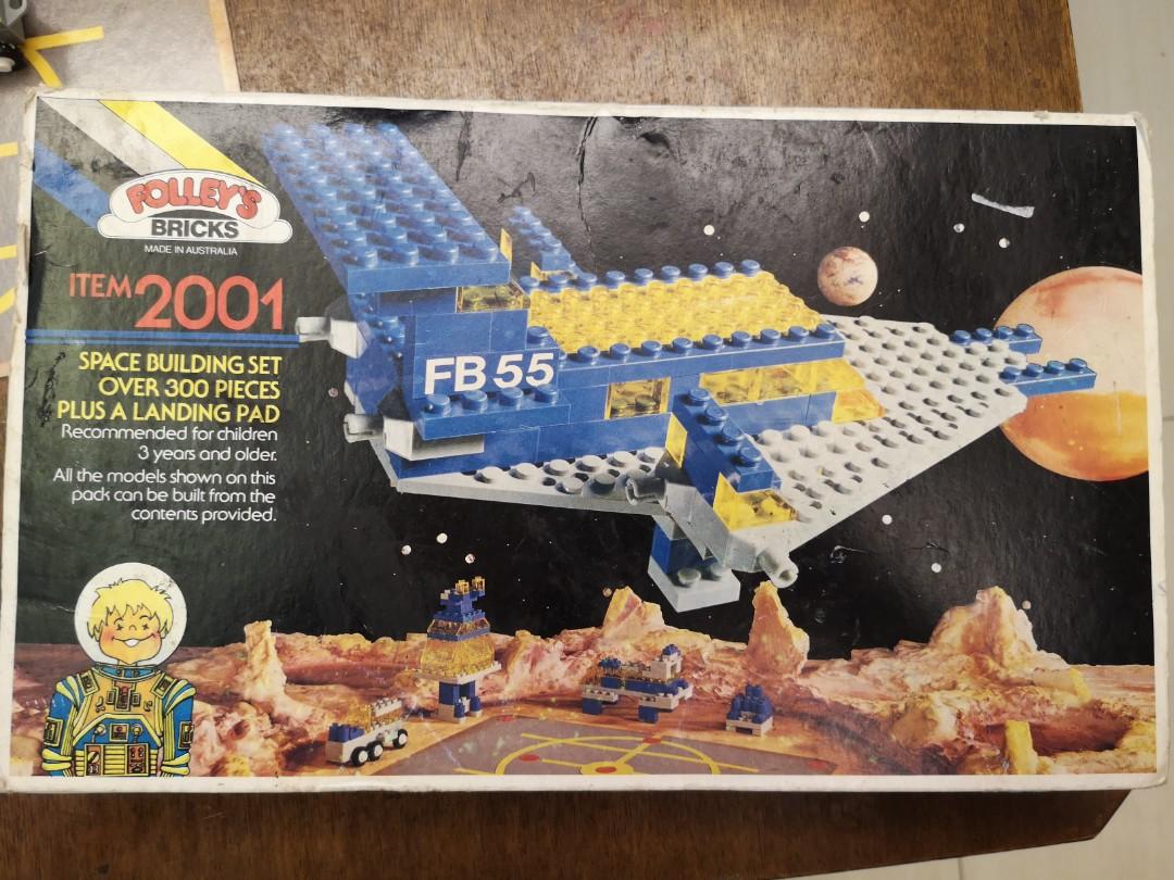 Extreme Rare Vintage Folley's Bricks 1980s Space Building Set item 2001 ...