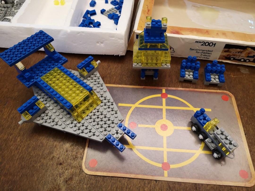 Extreme Rare Vintage Folley's Bricks 1980s Space Building Set item 2001 ...