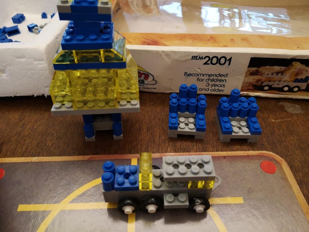 Extreme Rare Vintage Folley's Bricks 1980s Space Building Set item 2001 ...