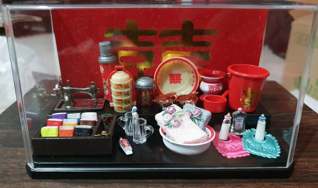 Guo Da Li/ Jia Zhuang Dowry Miniature Set, Hobbies & Toys, Stationery ...
