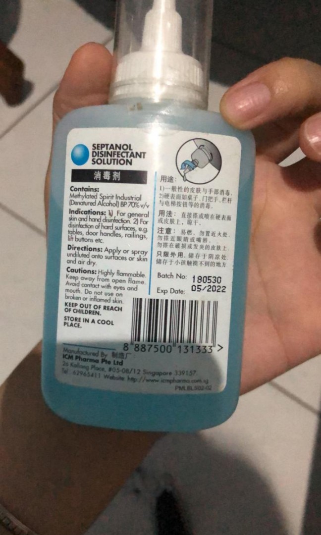 ICM Pharma Septanol disinfectant solution 120ml, Everything Else on ...