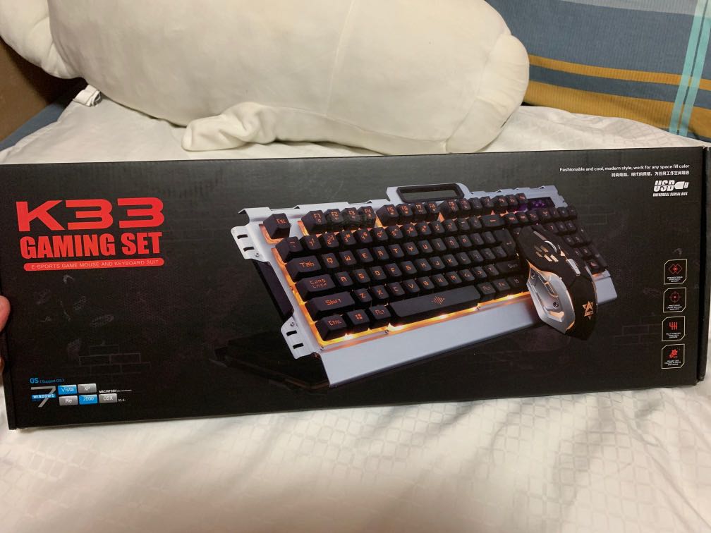 K33 Gaming Keyboard and Mouse Set, Computers & Tech, Parts ...