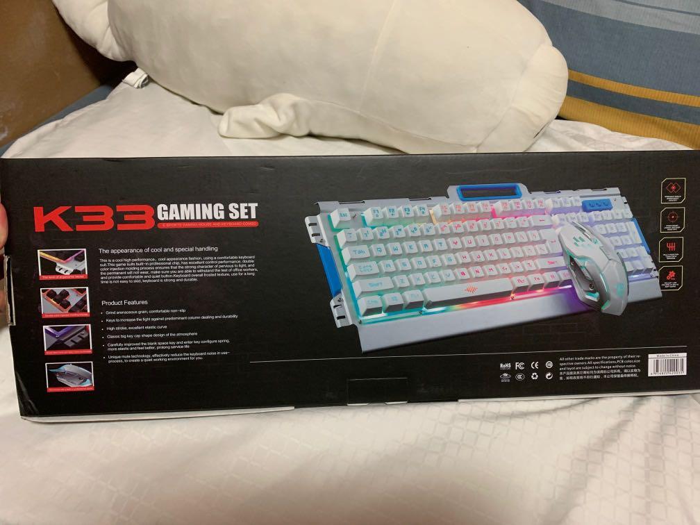 K33 Gaming Keyboard and Mouse Set, Computers & Tech, Parts ...