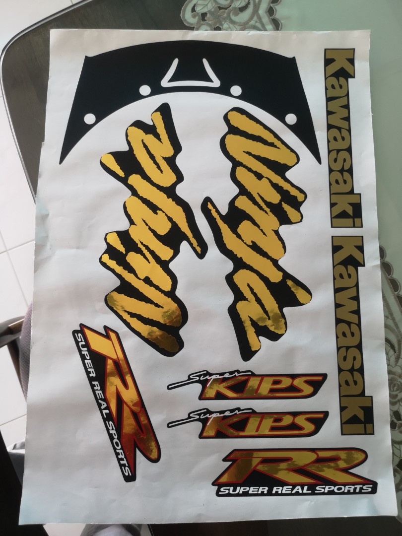 KRR STICKER SET, Motorcycles, Motorcycle Accessories on Carousell