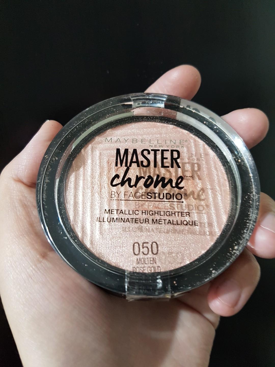 Master Chrome metalic highlighter-Rose Gold, Beauty & Personal Care ...