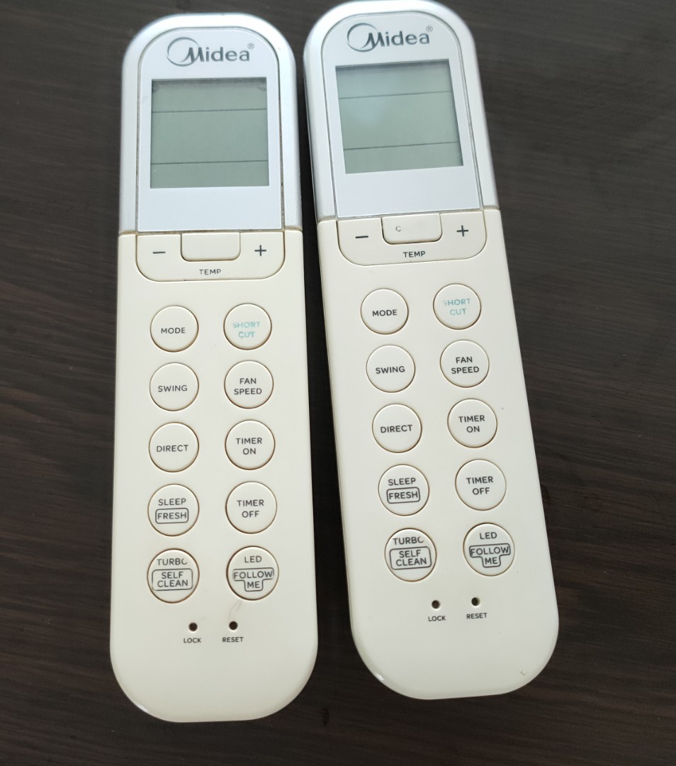 Midea aircon remote control, TV & Home Appliances, Air Conditioners ...