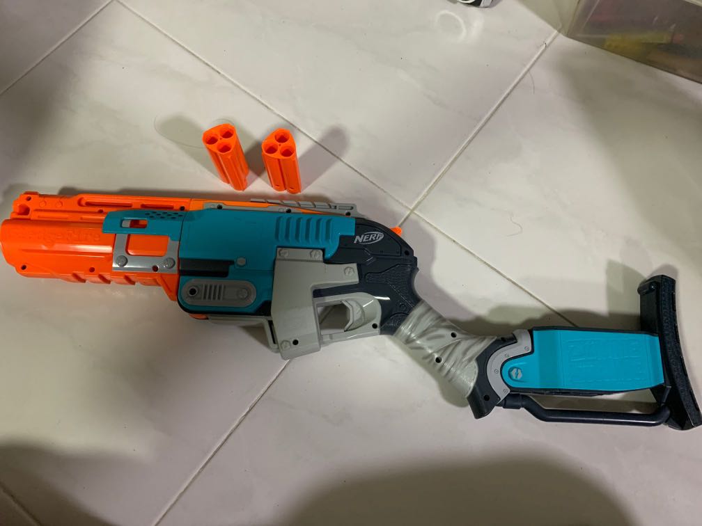 Nerf ZombieStrike SledgeFire (Stock), Hobbies & Toys, Toys & Games on ...