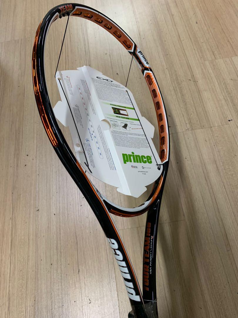 New Prince Exo3 Tour Team 100 Tennis Racket, Sports Equipment, Sports ...