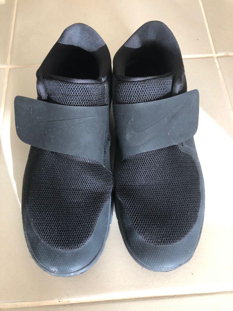 Nike black rubber shoes, Women's Fashion, Footwear, Sneakers on Carousell