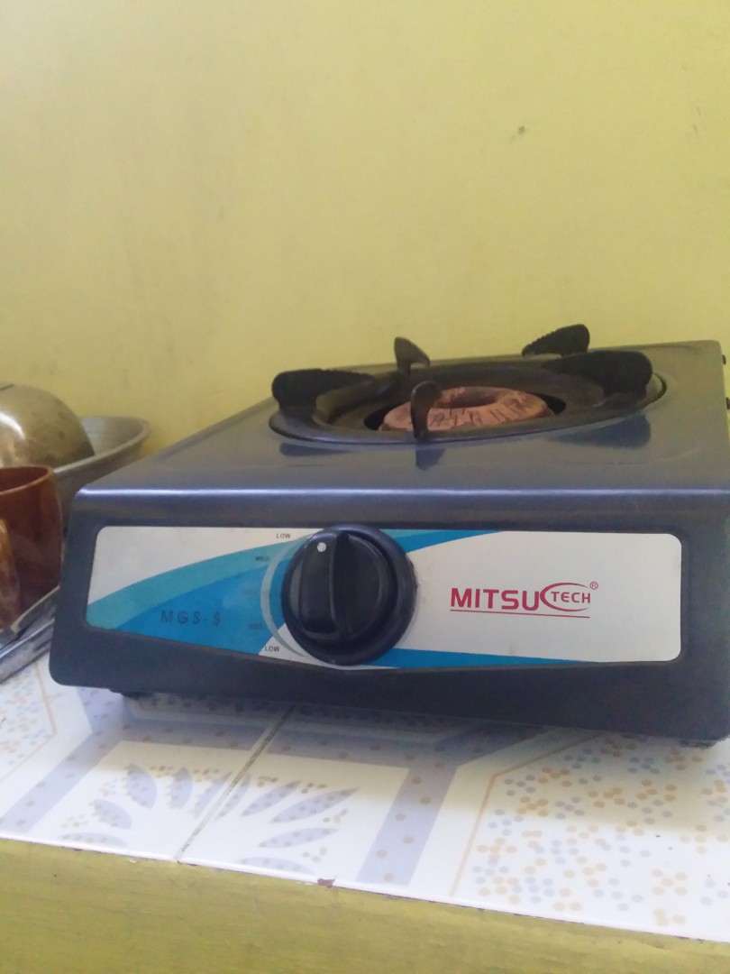 Prycegas tank with complete set (regulator and single burner), TV ...
