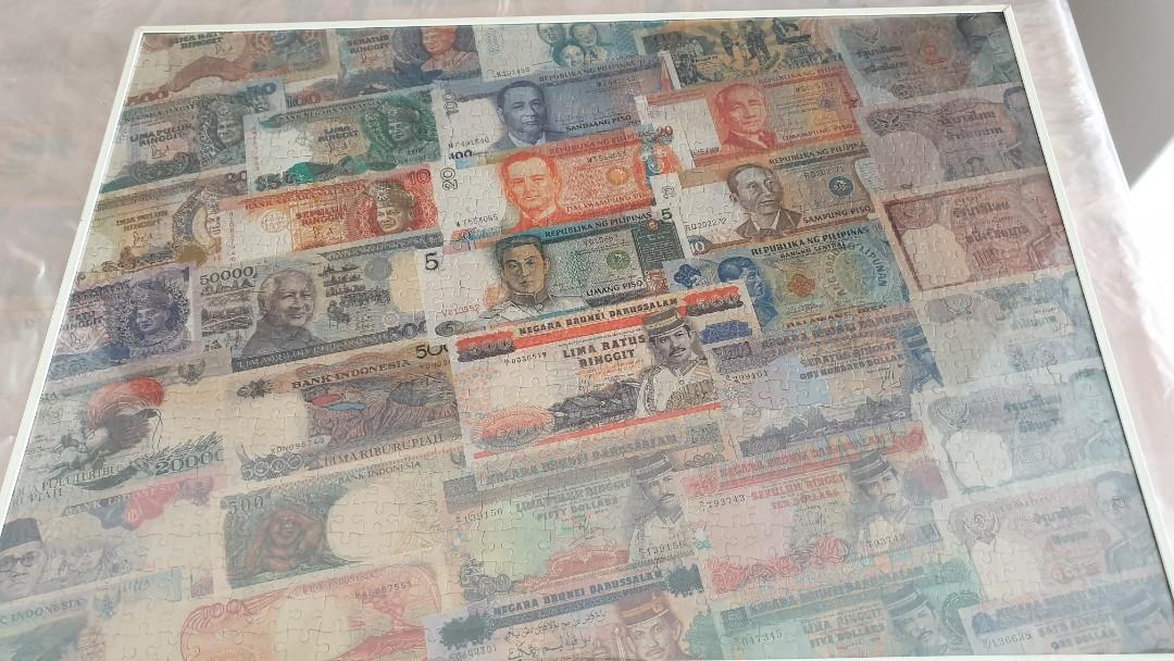 Rare Asean Currency Jig Saw Puzzle, Hobbies & Toys, Memorabilia ...