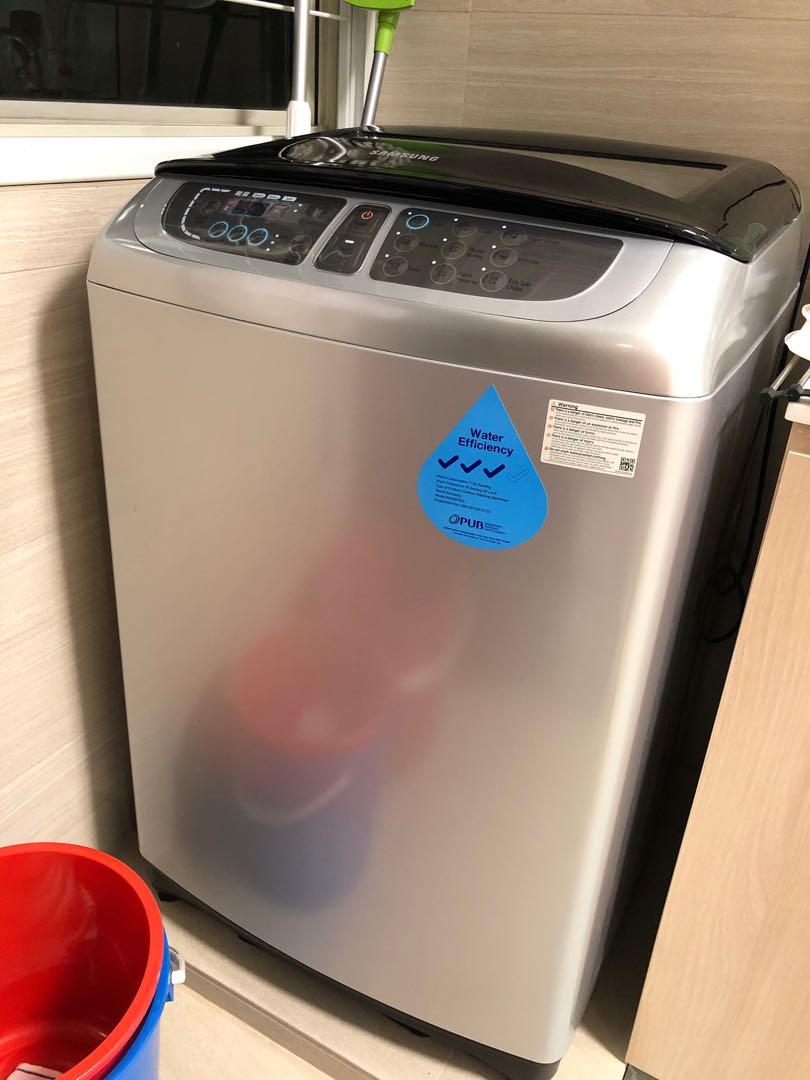 Samsung WA90F5S5QWA - Silver washing machine, TV & Home Appliances ...