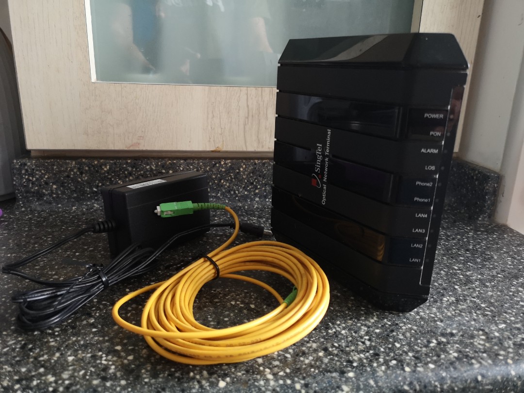 Singtel Optical Network Terminal ONT, Computers & Tech, Parts ...