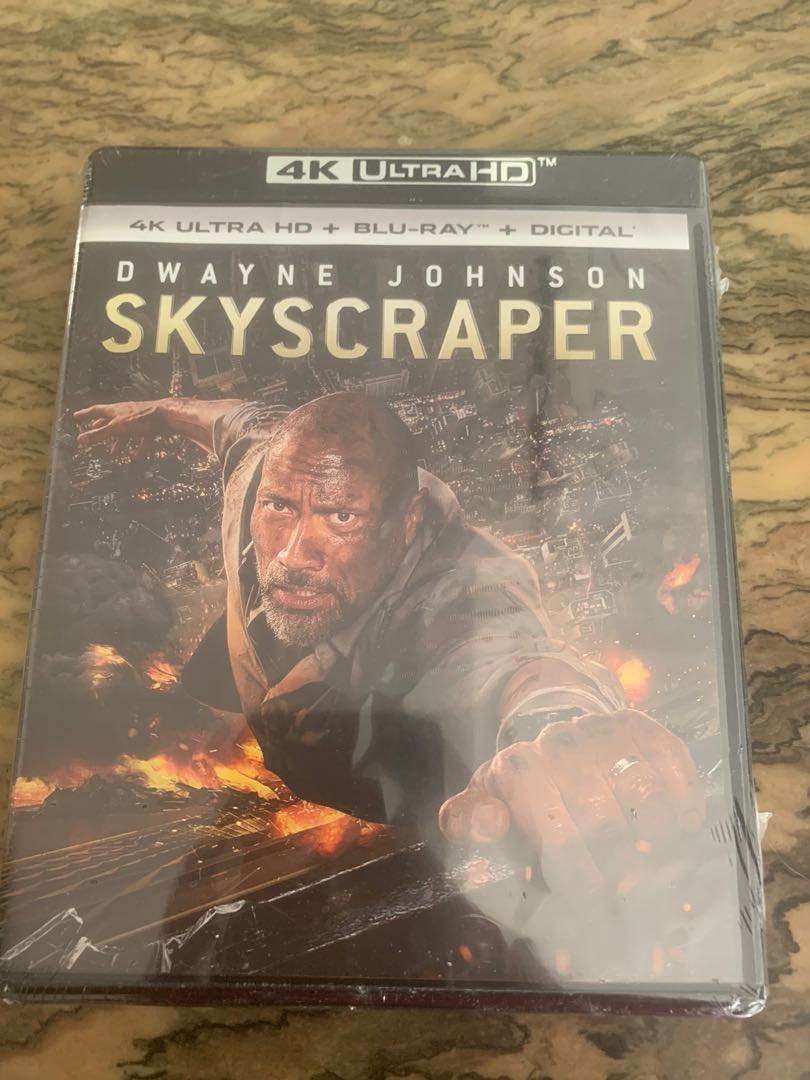 Skyscraper (4K Ultra + Blu Ray + Digital), TV & Home Appliances, TV ...