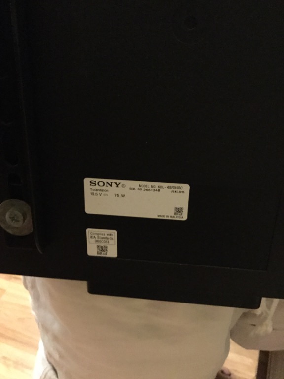 SONY BRAVIA Full-HD SMART TV KDL-48R550C 48 inch, TV & Home Appliances ...