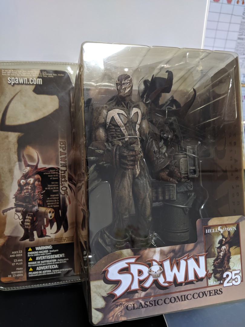 Spawn series 25 classic comic covers, Toys & Games, Bricks & Figurines ...