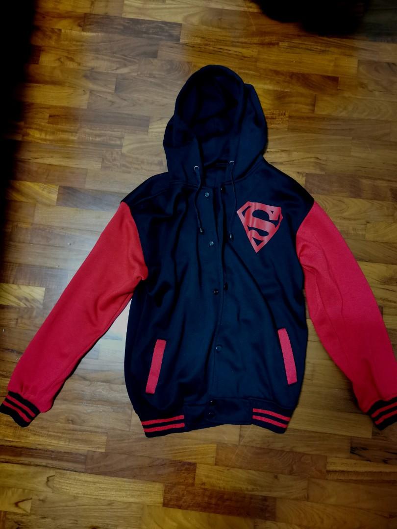 Superman Varsity Jacket, Men's Fashion, Coats, Jackets and Outerwear on ...