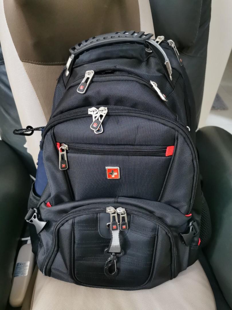 Swiss army backpack, Men's Fashion, Bags, Backpacks on Carousell