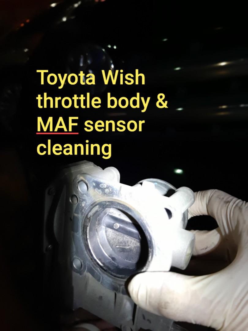 Toyota Throttle body & MAF sensor cleaning, Car Accessories, Tyres ...