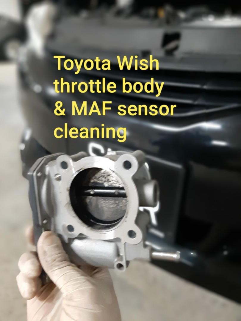 Toyota Throttle body & MAF sensor cleaning, Car Accessories, Tyres ...