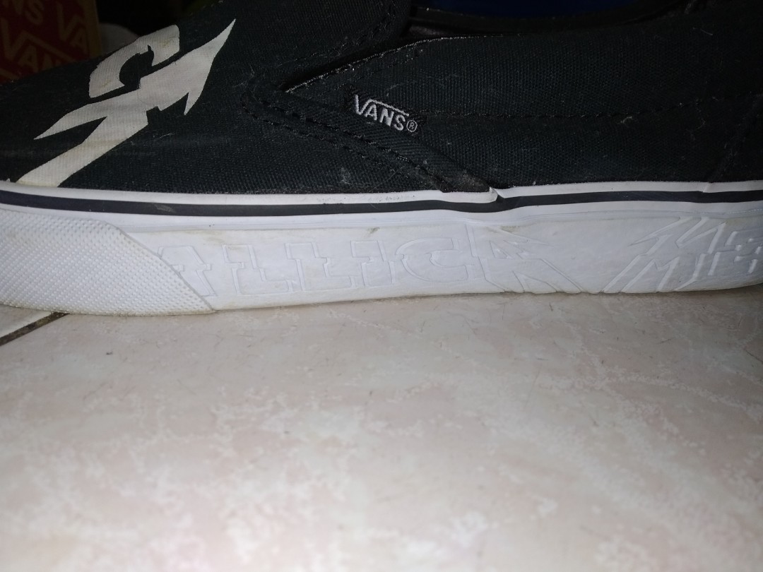 VANS X METALLICA SLIP ON (OEM), Men's Fashion, Footwear, Sneakers on ...