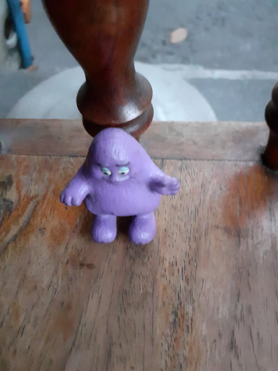 vintage 1990 grimace of mcdonalds(nike adidas jordan lacoste), Hobbies ...