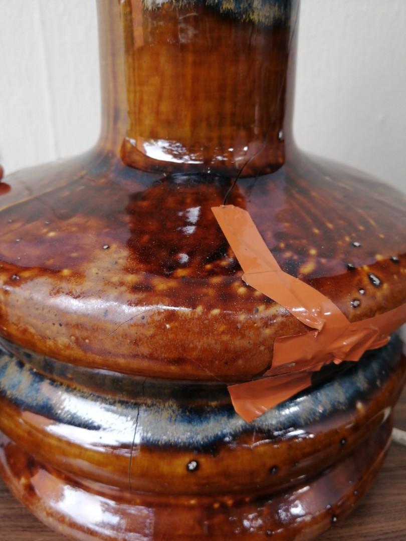 Vintage Ceramic Pottery lamp base by Aw Pottery Studio, Furniture ...
