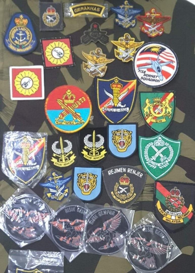 Vintage malaysia military patch, Hobbies & Toys, Collectibles ...