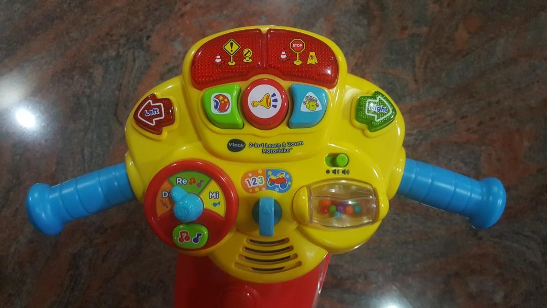Vtech 2 in 1 trike to bike motorcycle, Babies & Kids, Infant Playtime ...