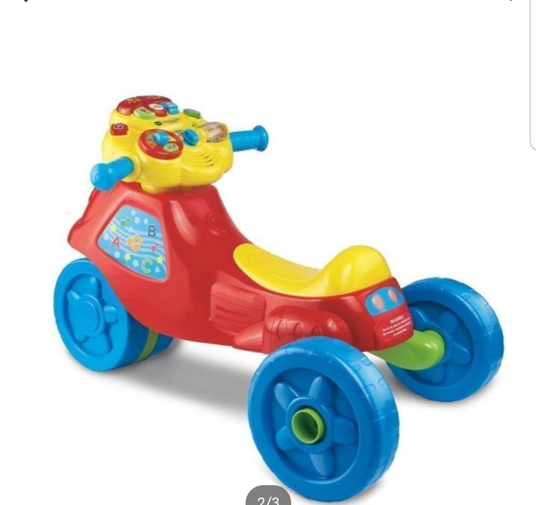 Vtech 2 in 1 trike to bike motorcycle, Babies & Kids, Infant Playtime ...