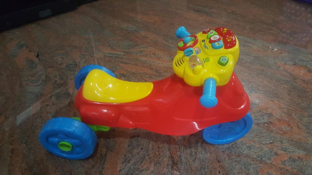Vtech 2 in 1 trike to bike motorcycle, Babies & Kids, Infant Playtime ...