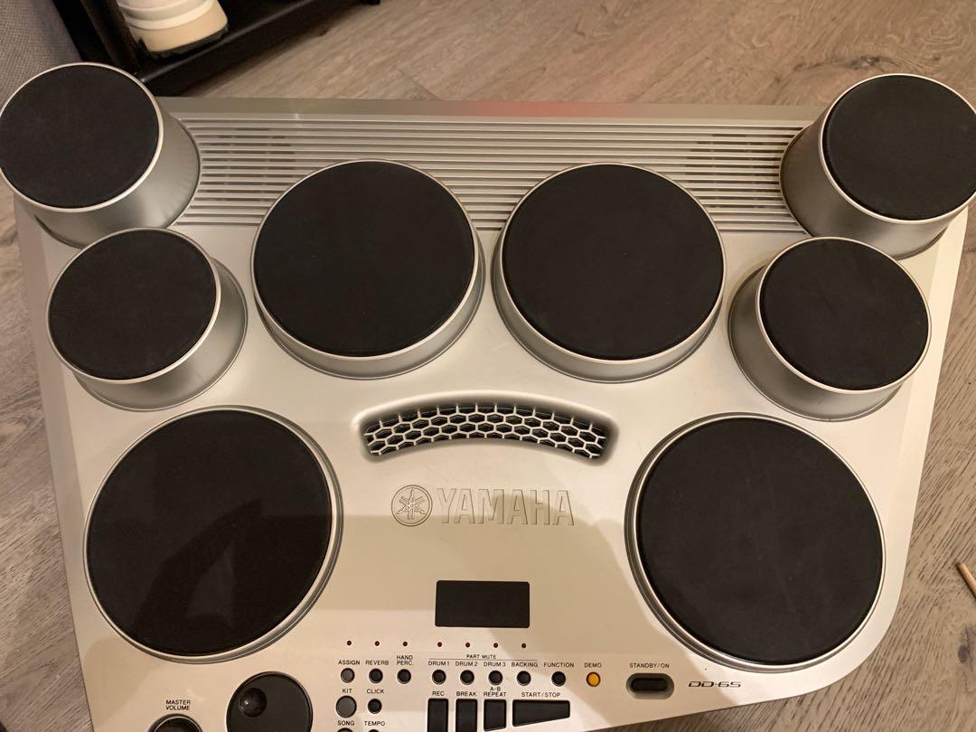Yamaha DD-65 Portable Digital Drum Kit With Foot Pedals (8-pad Digital ...