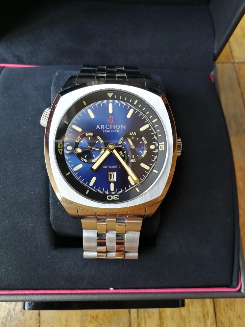 ARCHON SEALINER automatic diving watch / inner rotating bezel/ Miyota ...