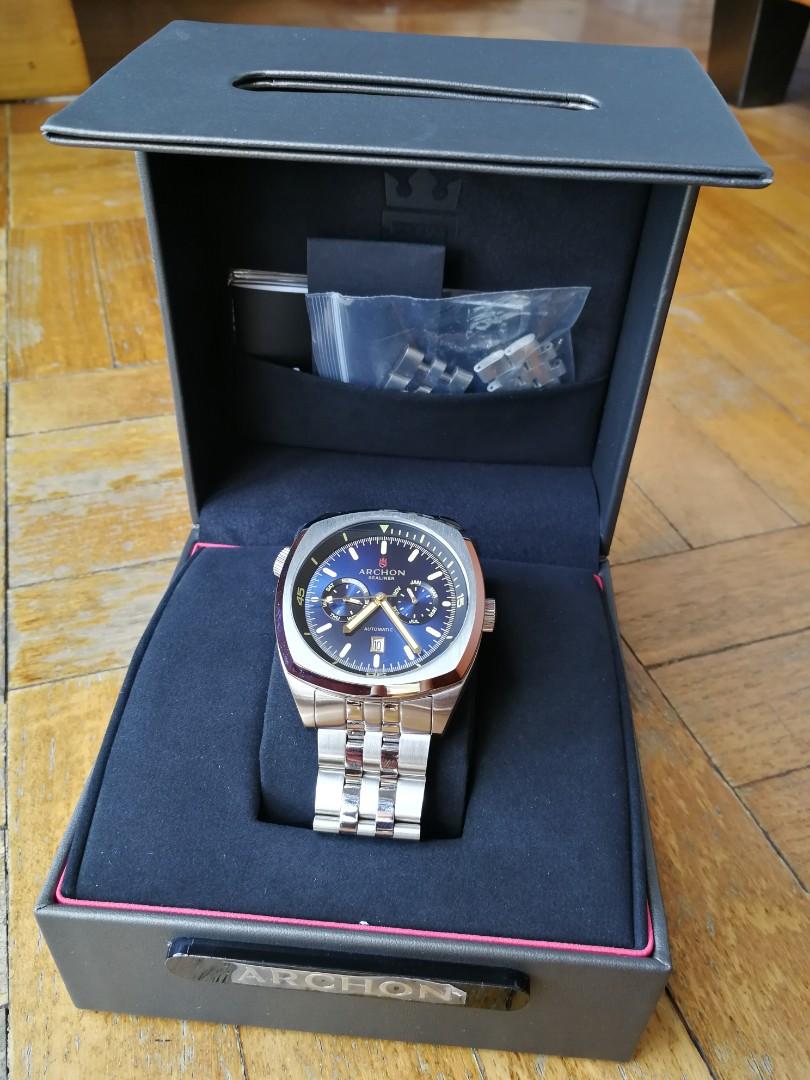 ARCHON SEALINER automatic diving watch / inner rotating bezel/ Miyota ...