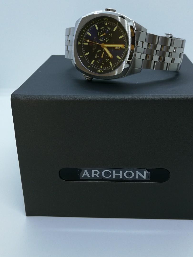 ARCHON SEALINER automatic diving watch / inner rotating bezel/ Miyota ...
