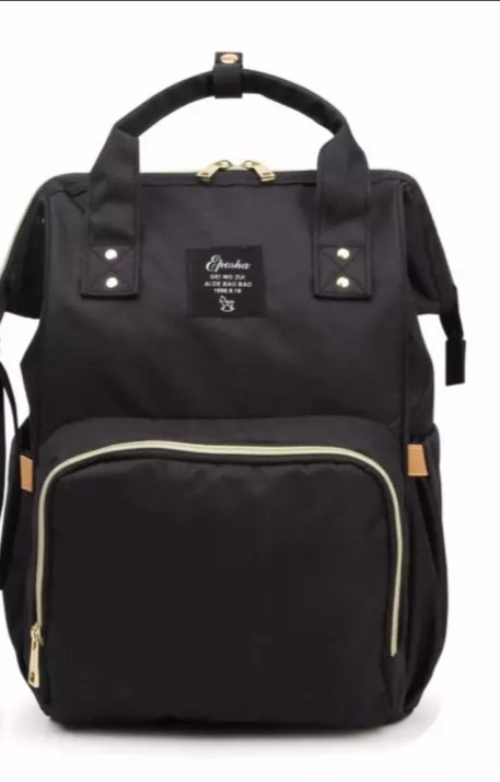 BN Black Eposha Mummy / Diaper Backpack, Babies & Kids, Going Out, Diaper Bags & Wetbags on ...