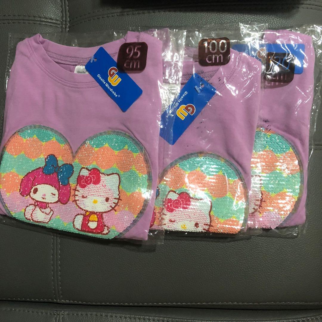 Brand new reverse sequin children shirt - melody hello kitty, Babies ...