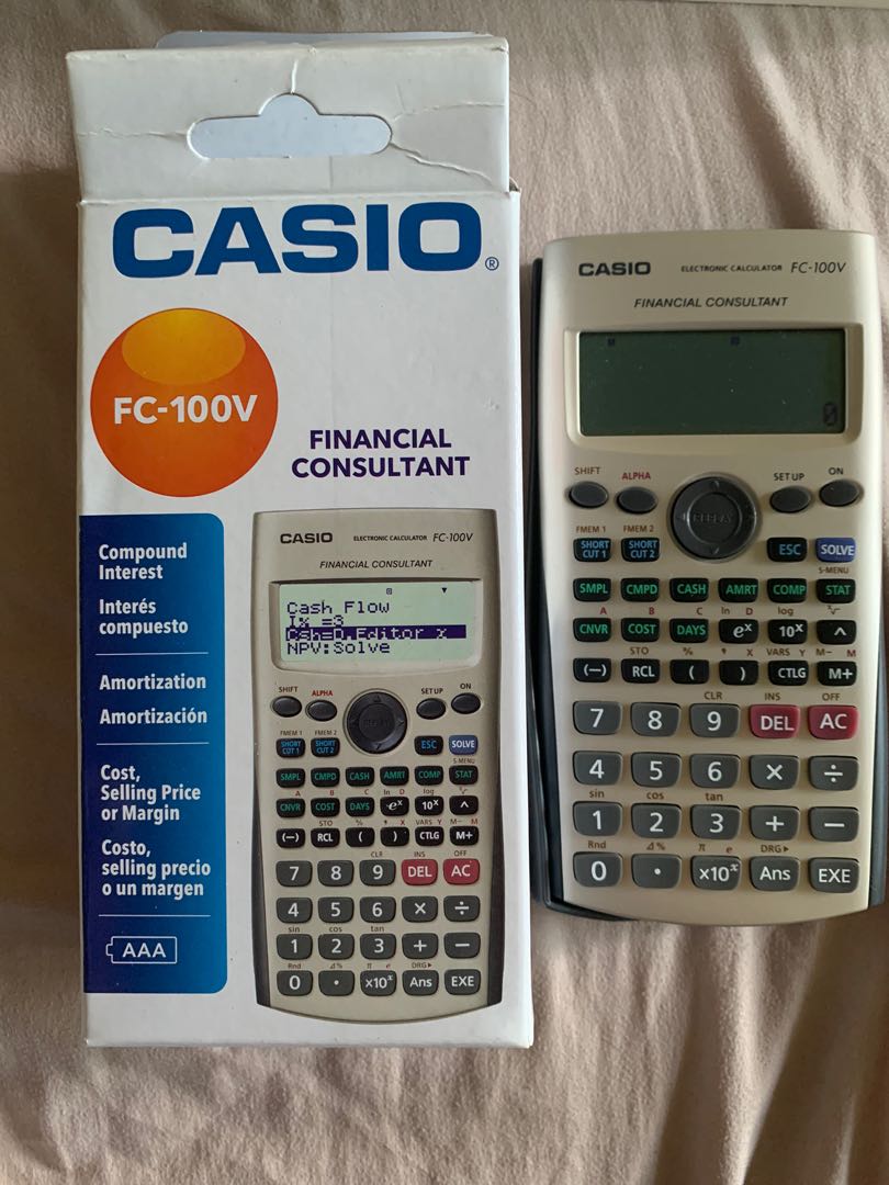 Casio Financial Calculator, Computers & Tech, Office & Business ...