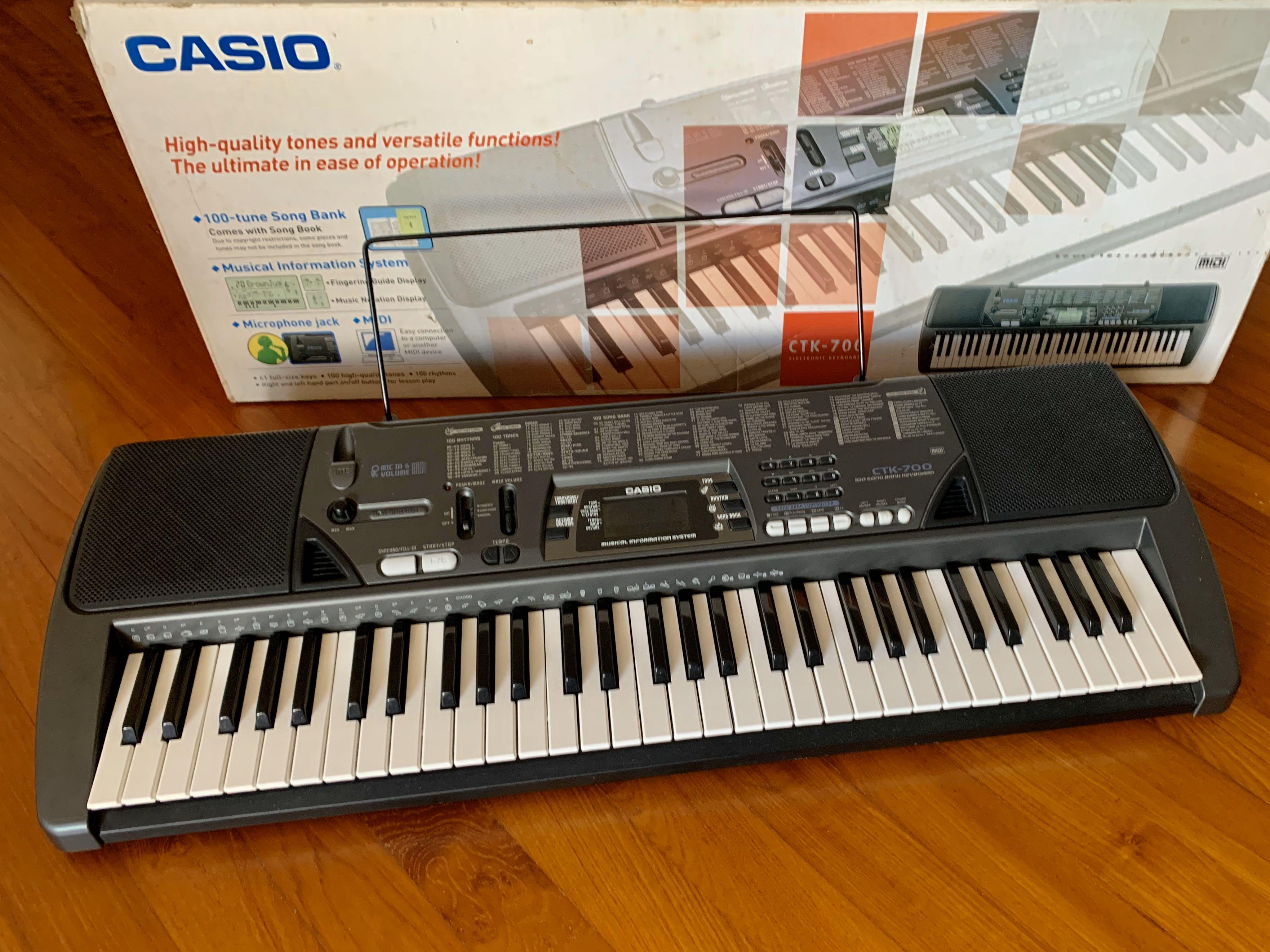 Casio Keyboard CTK 700, Hobbies & Toys, Music & Media, Musical Instruments on Carousell