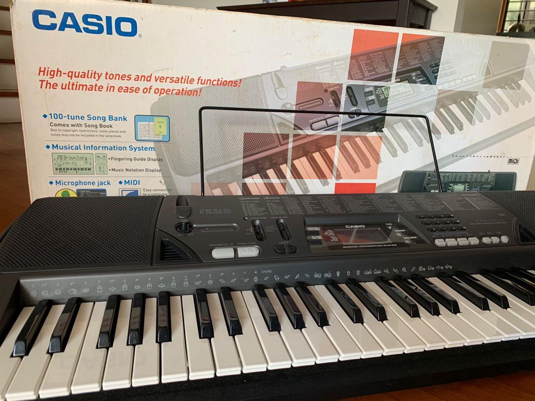 Casio Keyboard CTK 700, Hobbies & Toys, Music & Media, Musical ...