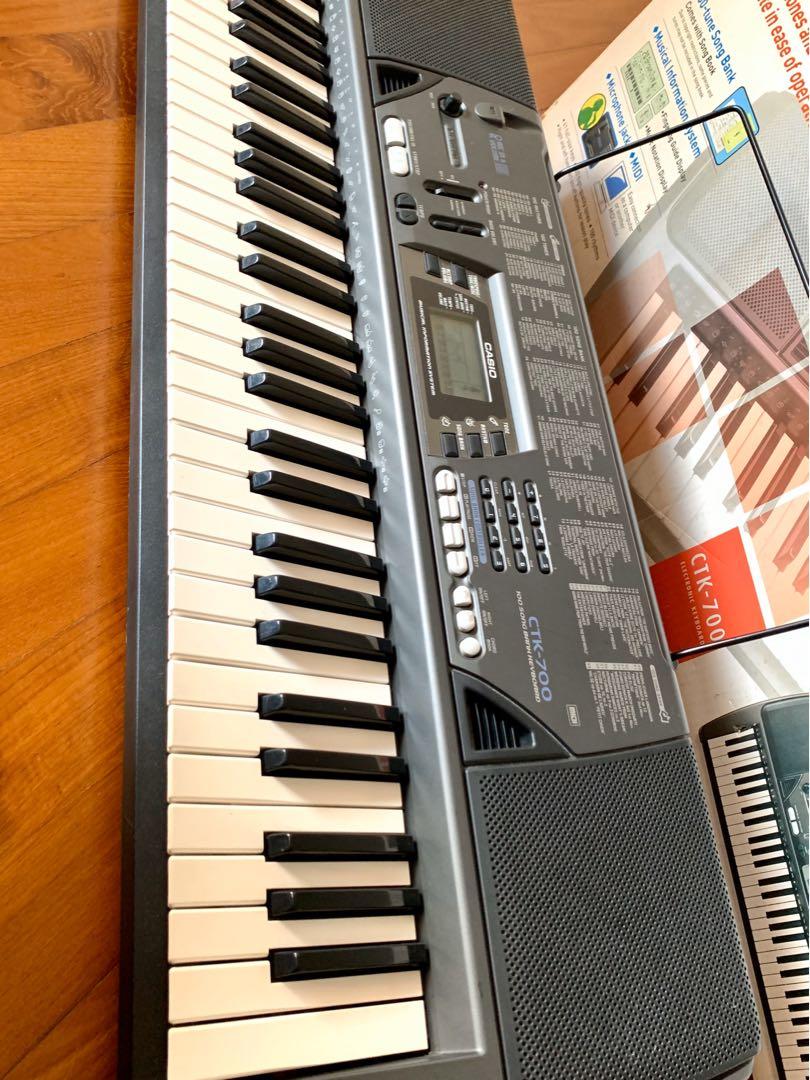 Casio Keyboard CTK 700, Hobbies & Toys, Music & Media, Musical ...