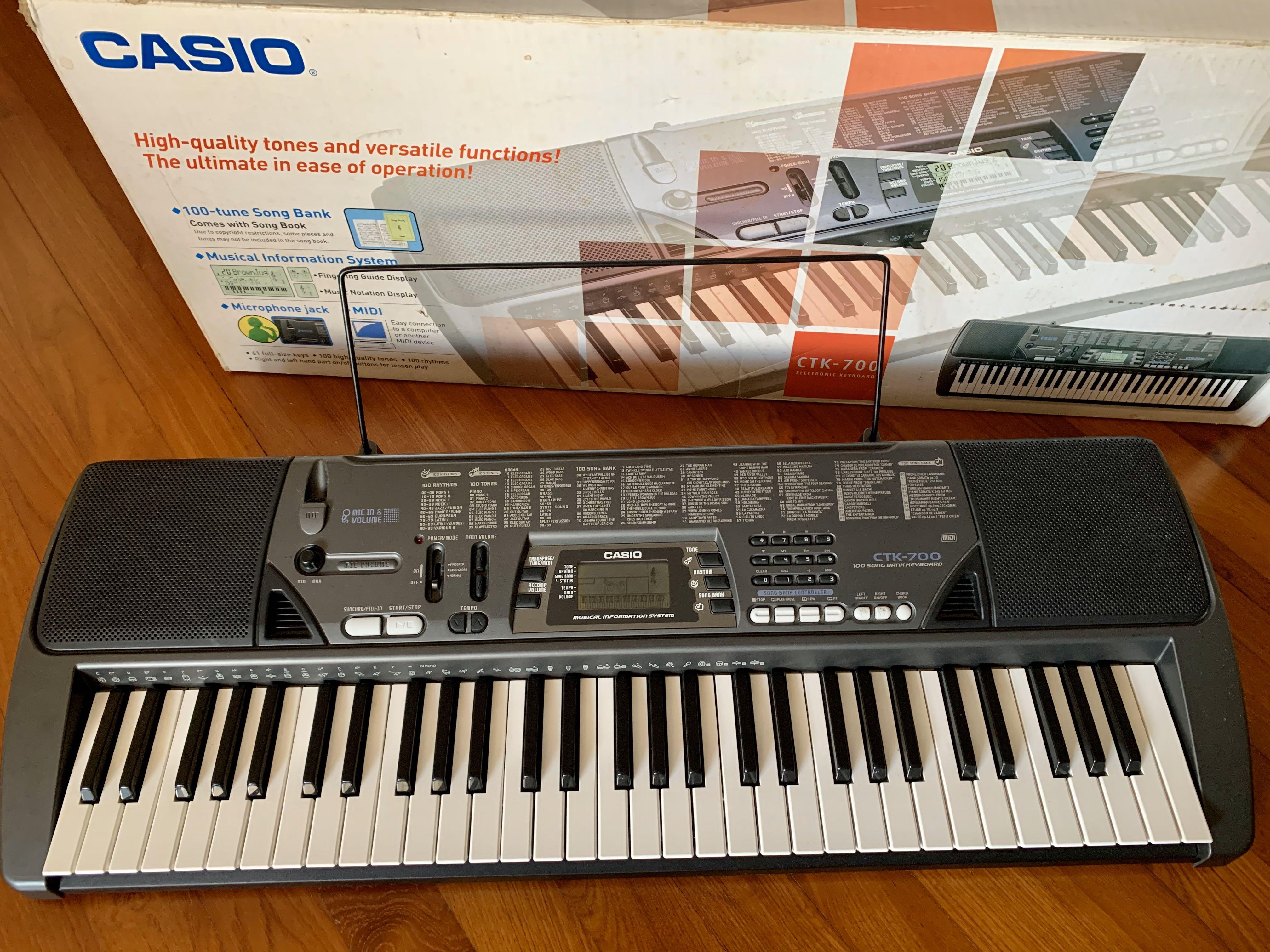 Casio Keyboard CTK 700, Hobbies & Toys, Music & Media, Musical ...