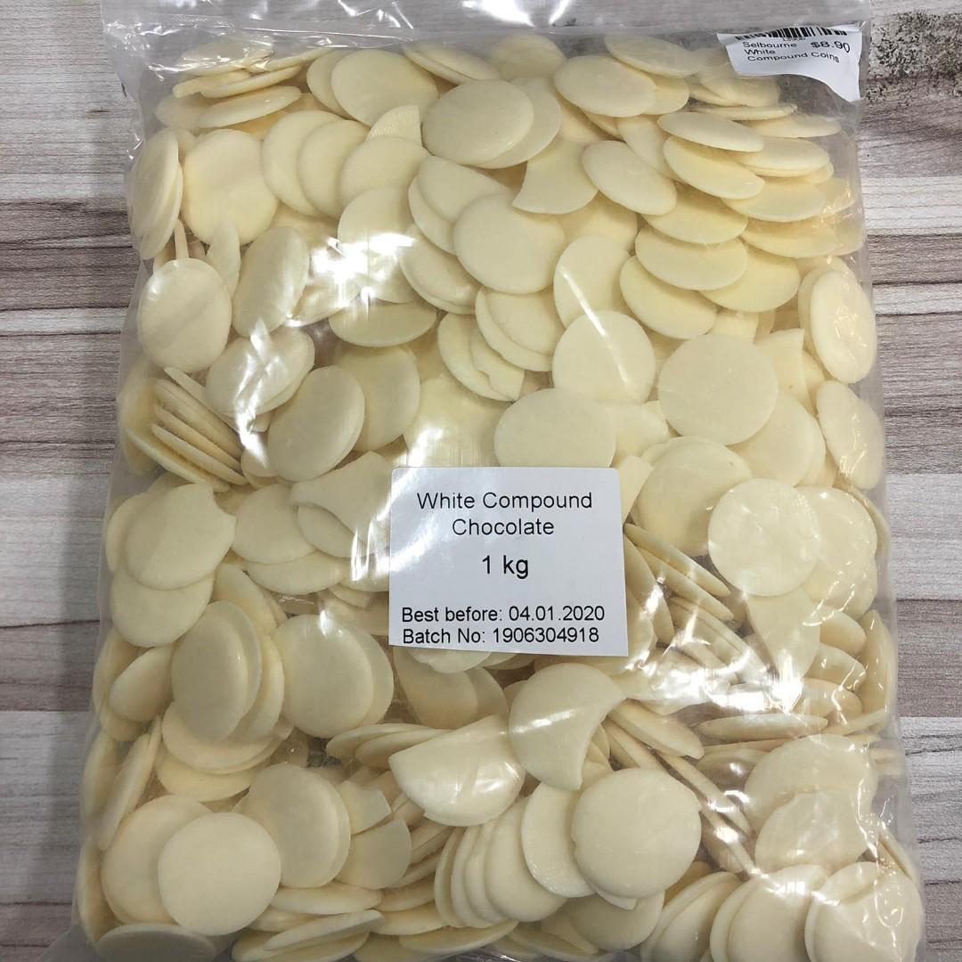 Beryl Compound Chocolate Coins 500g (White/Dark), Food & Drinks ...
