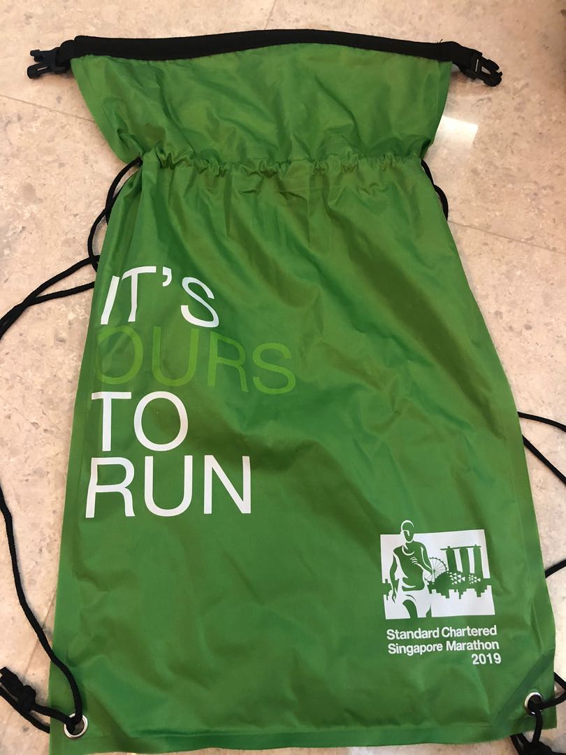 Draw String Bag standard chartered singapore Marathon 2019, Men's ...