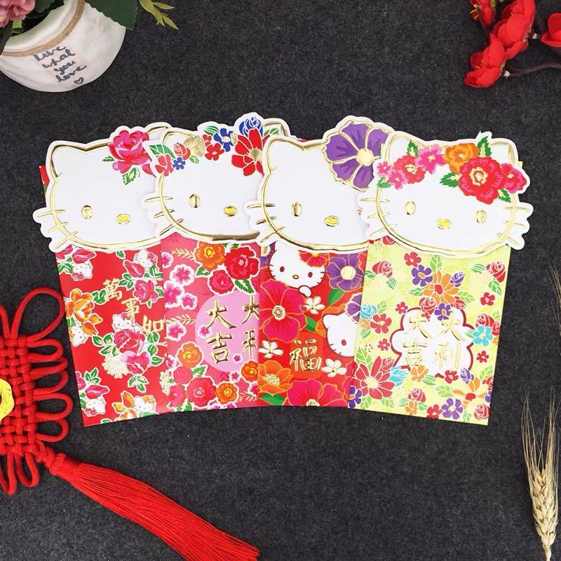 Chinese New Year CNY Hong Bao Ang Bao Red Packet Cute Hello Kitty ...
