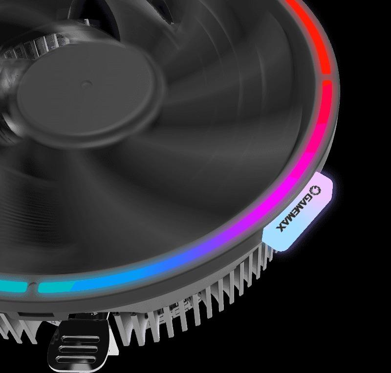 FREE DELIVERY | GAMEMAX GAMMA 200 RGB CPU COOLER RGB HSF HEATSINK AMD ...