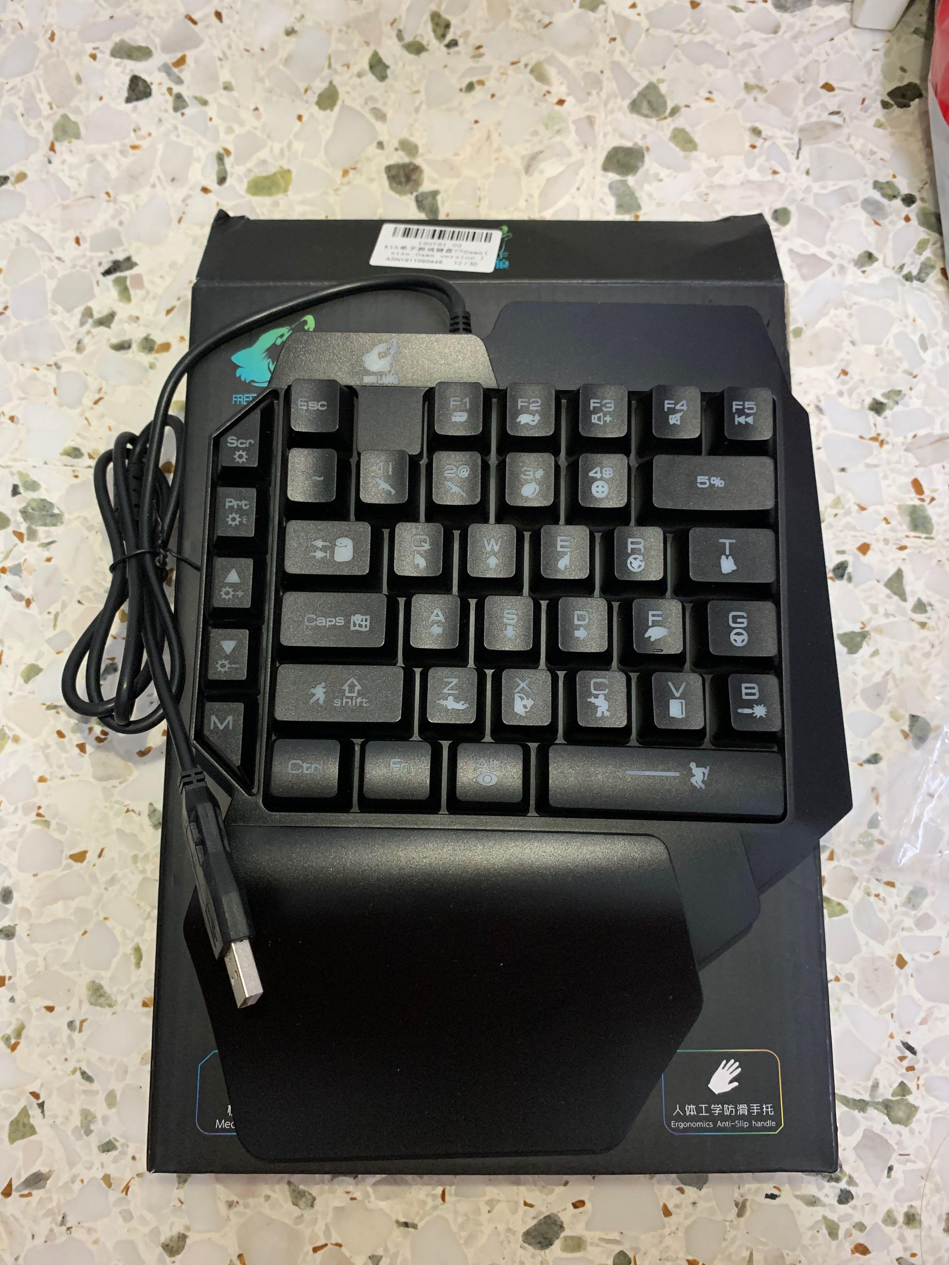 Half size gaming keyboard, Computers & Tech, Parts & Accessories ...